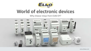 Modular electronic devices - timers and monitoring relays | PPT