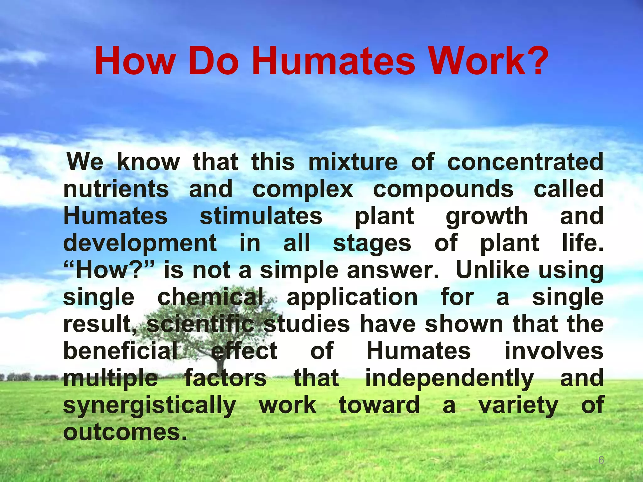 World Of Humates | PPTX