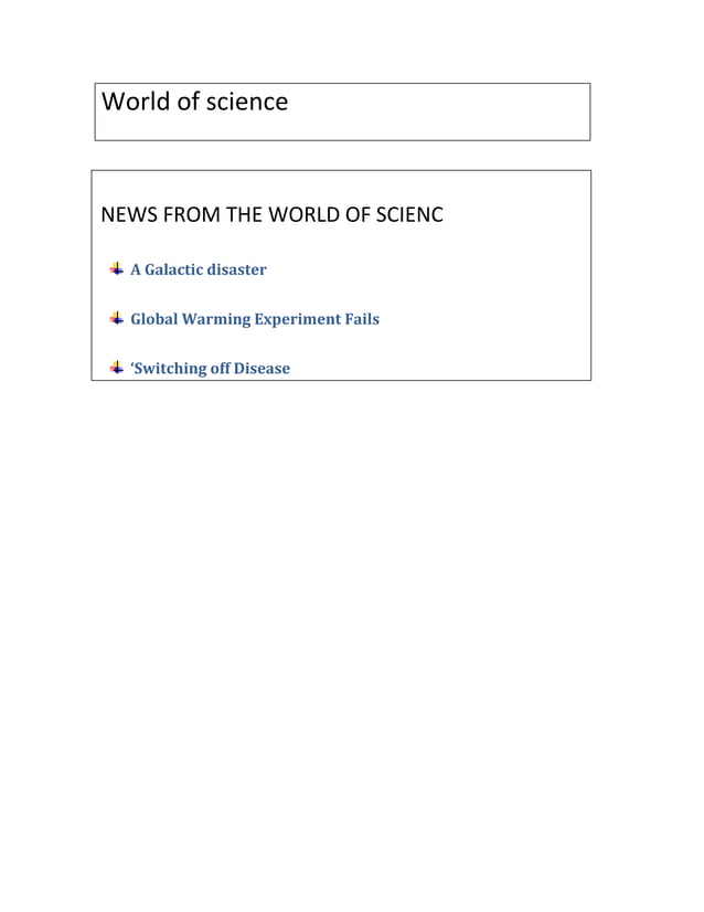World of science | PDF