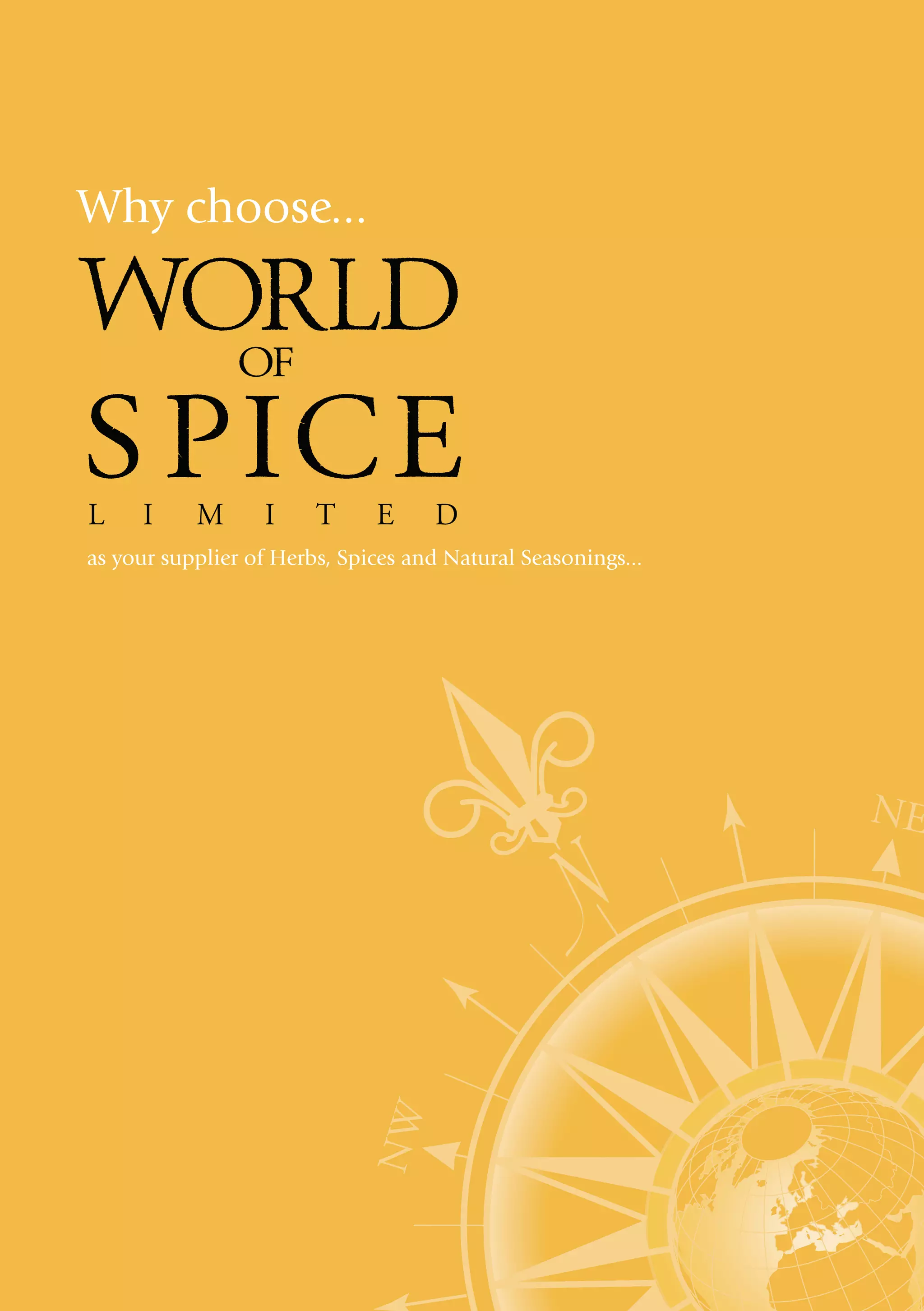 World Of Spice Company Profile | PDF