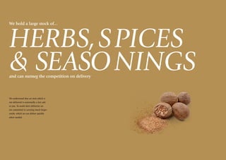 World Of Spice Company Profile | PDF