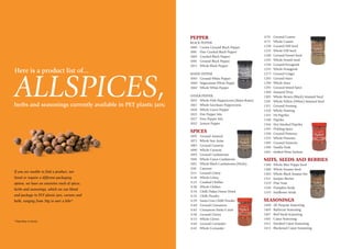World Of Spice Company Profile | PDF