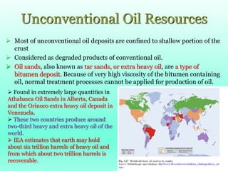 World oil resources | PPTX