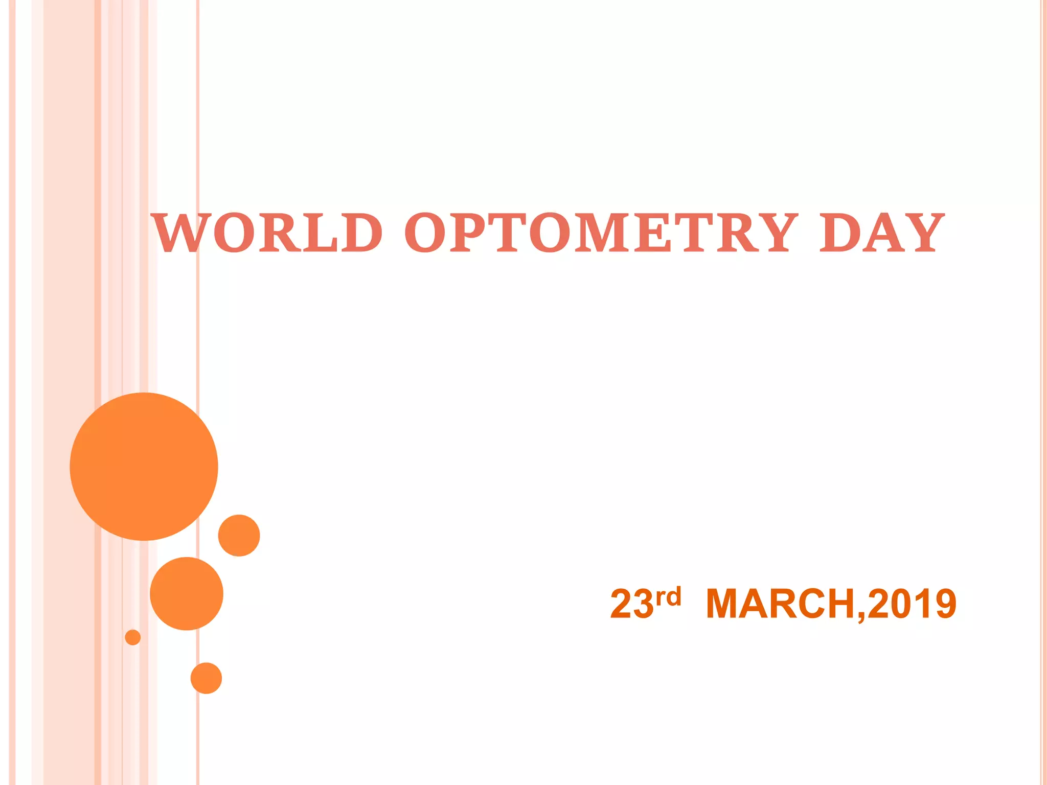World optometry day | PPTX