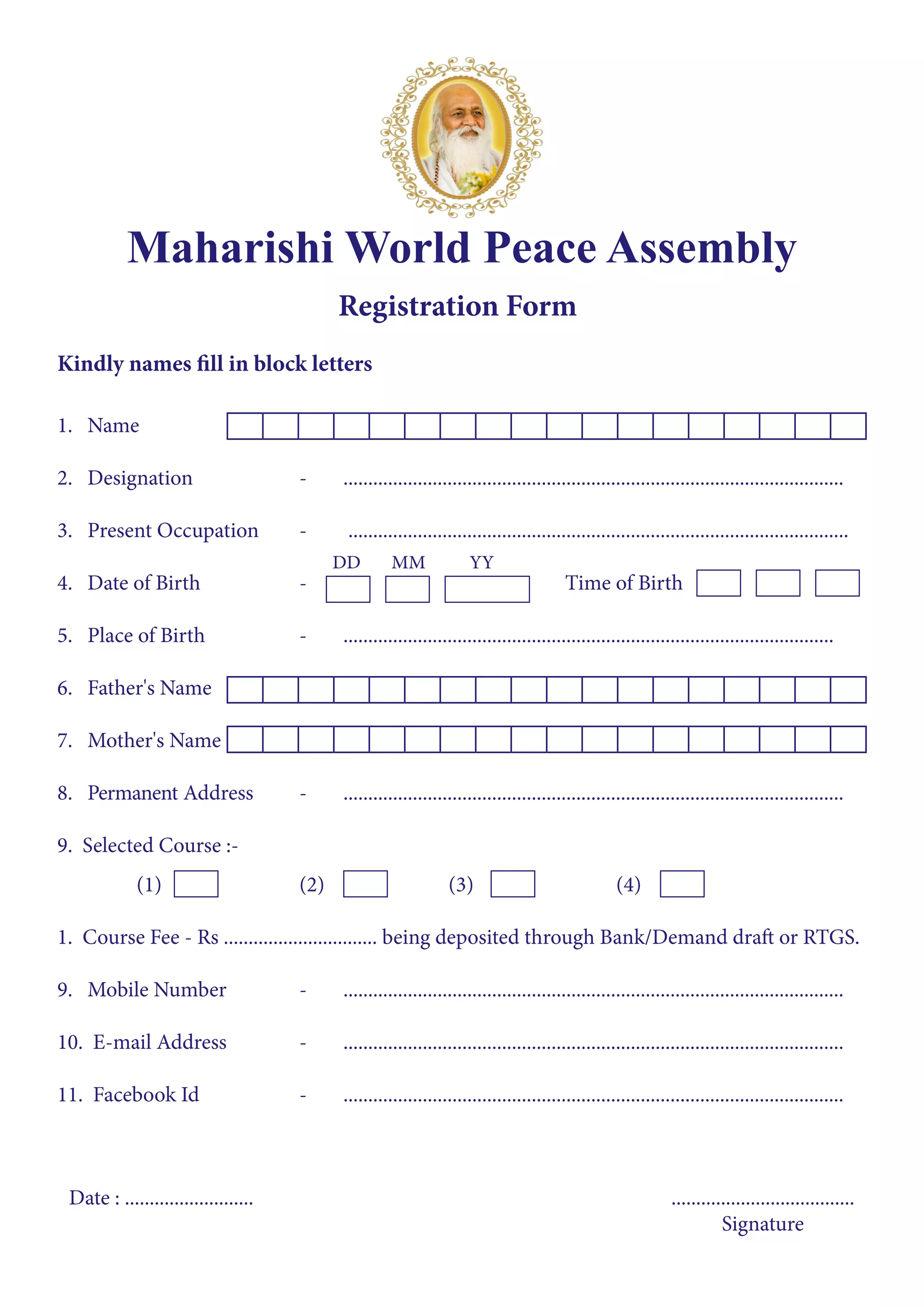 Maharishi World Peace Assembly and Kumbh Announcement | PDF