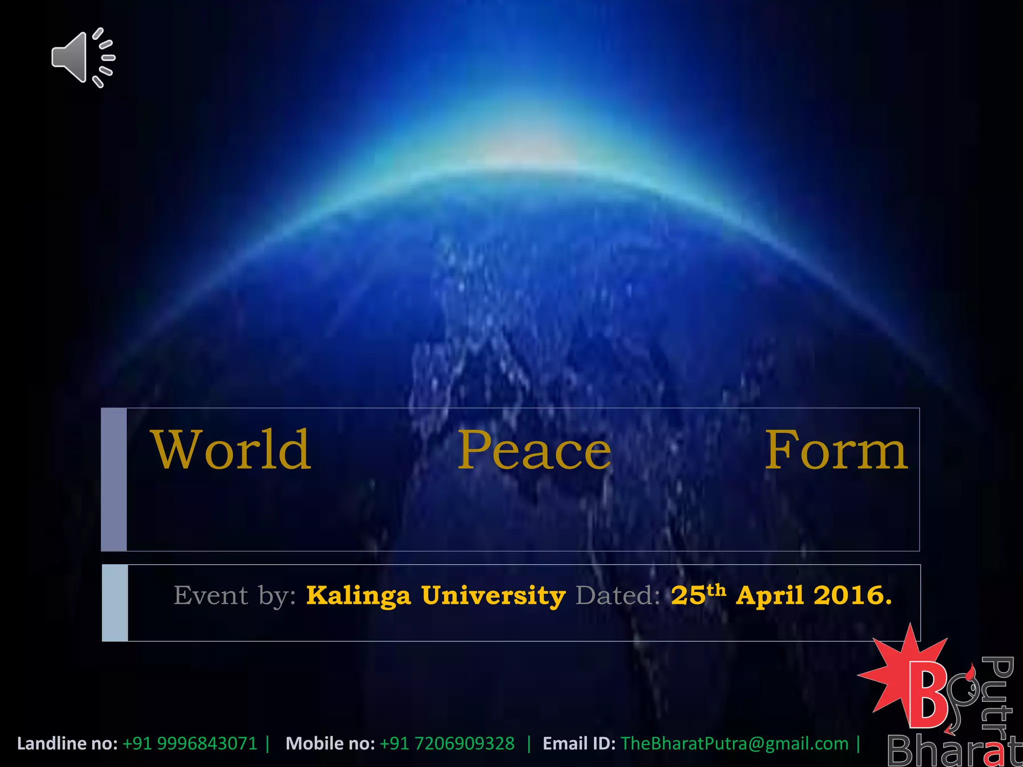 World peace form_pdf | PPT