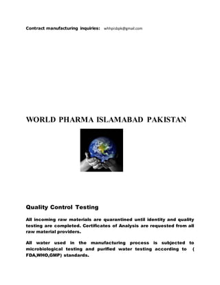 World pharma islamabad pakistan 2018 | DOCX | Herbs and Supplements ...