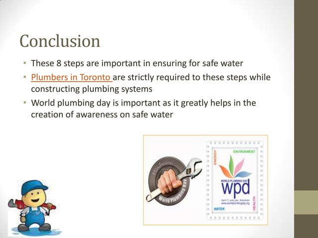 World Plumbing Day | PPTX | Water Services | Home Utilities