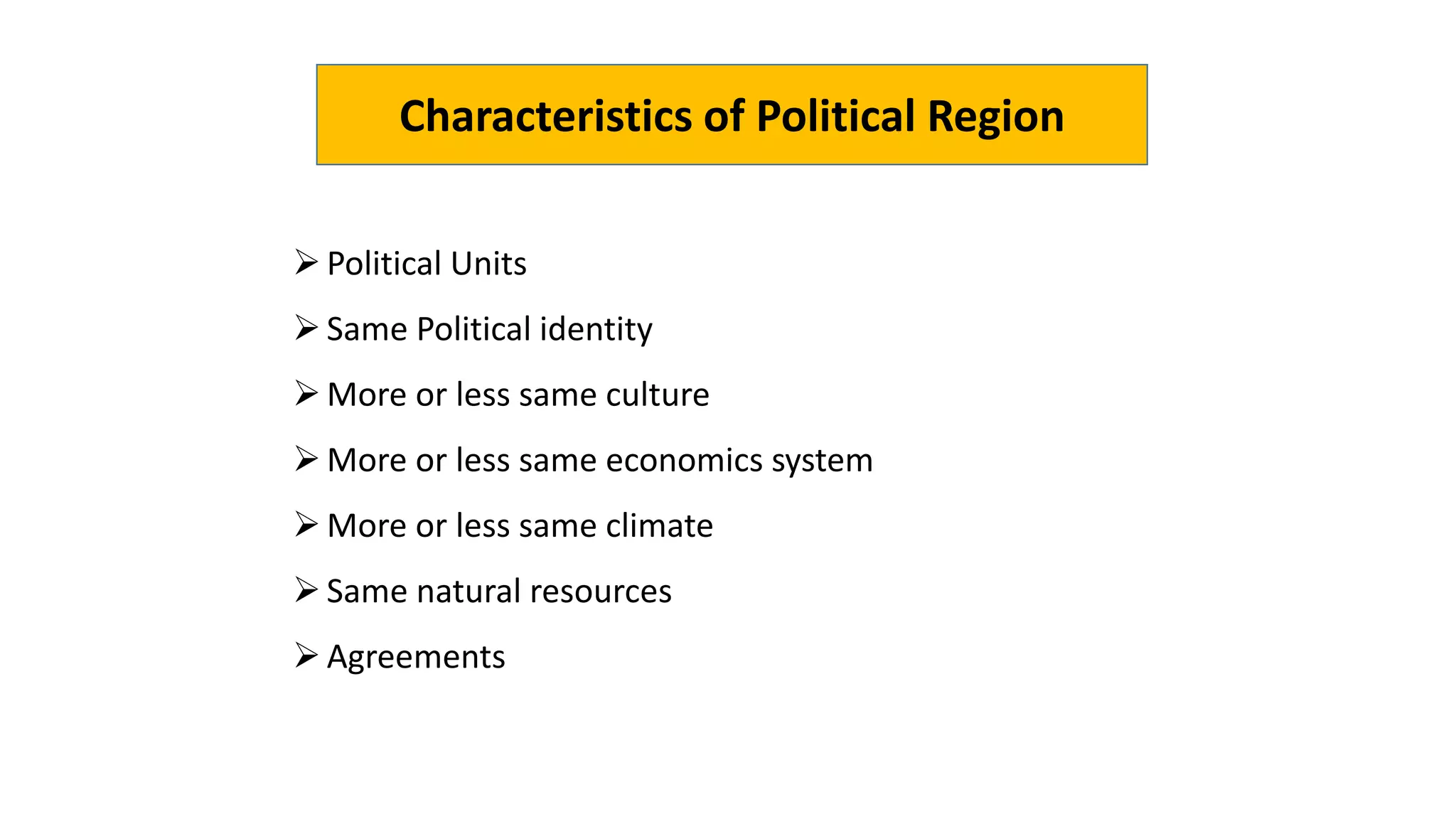 World political region | PPTX