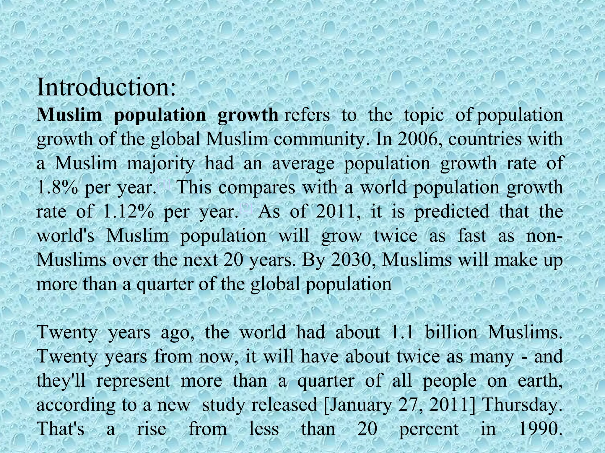 Islamophobia: is Muslim demographics intriguing it? | PPT