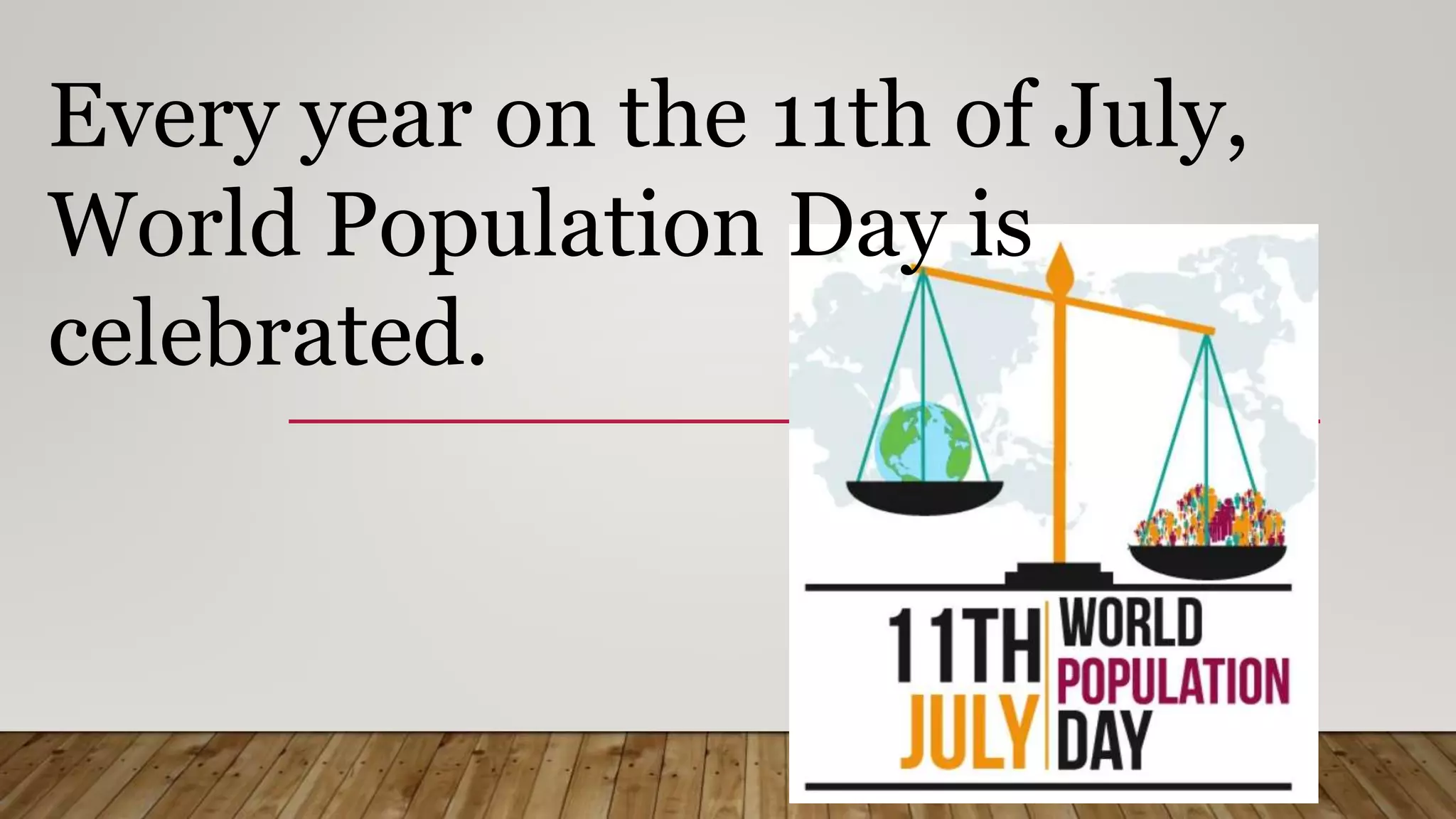 World population day | PPTX