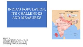 India's population: growing population as an asset,challenge,and ...