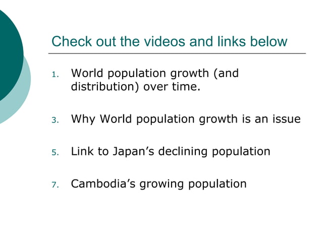 World Population Growth | PPT