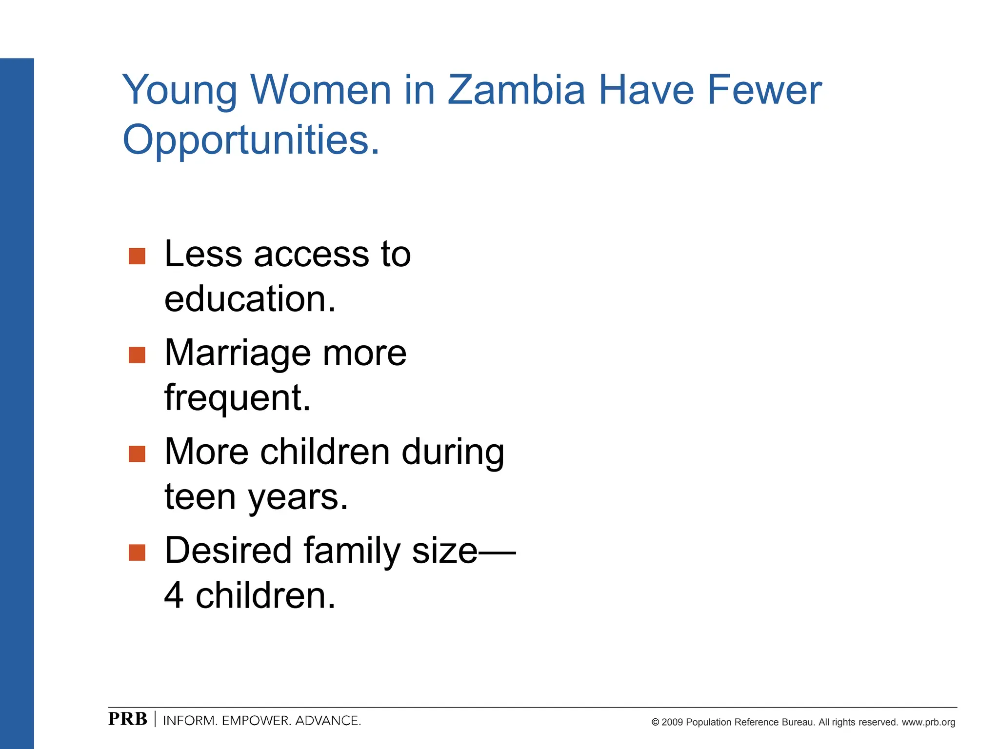"2009 World Population Data Sheet" POPULATION REFERENCE BUREAU | PPT