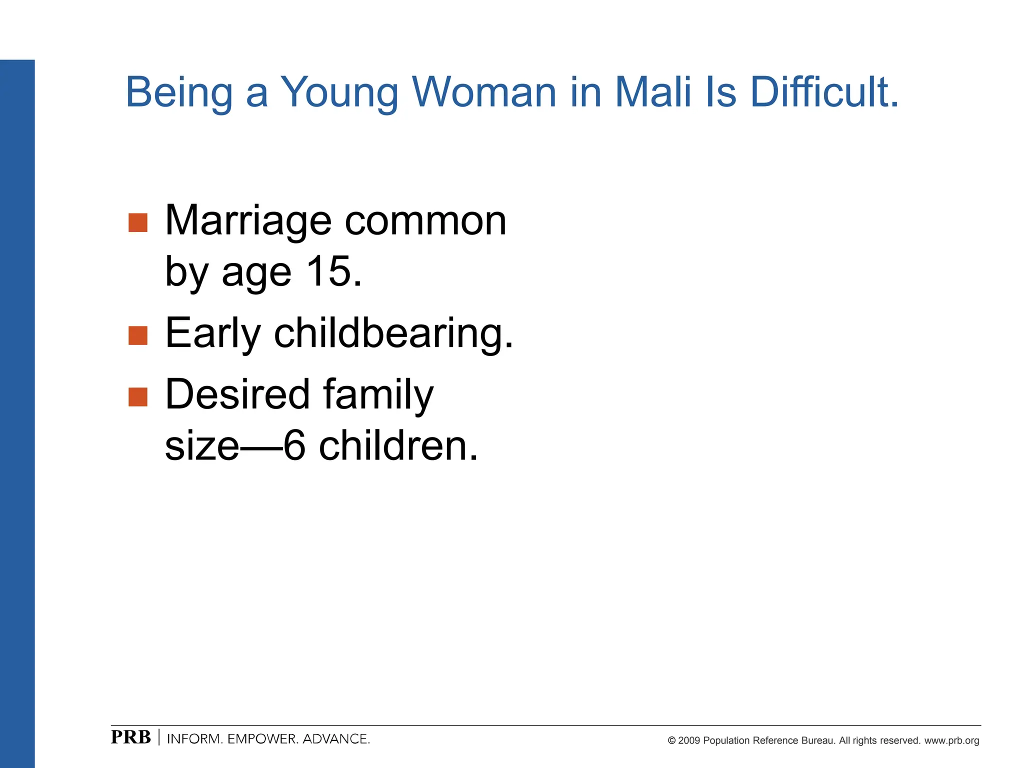 "2009 World Population Data Sheet" POPULATION REFERENCE BUREAU | PPT