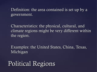 World regions | PPT