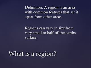 World regions | PPT
