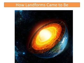 World Regions Chapter 1 Lesson 1 How Landforms Came to Be.ppt