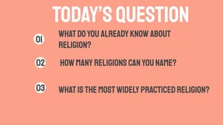 Introduction to World Religions & Belief Systems | PDF