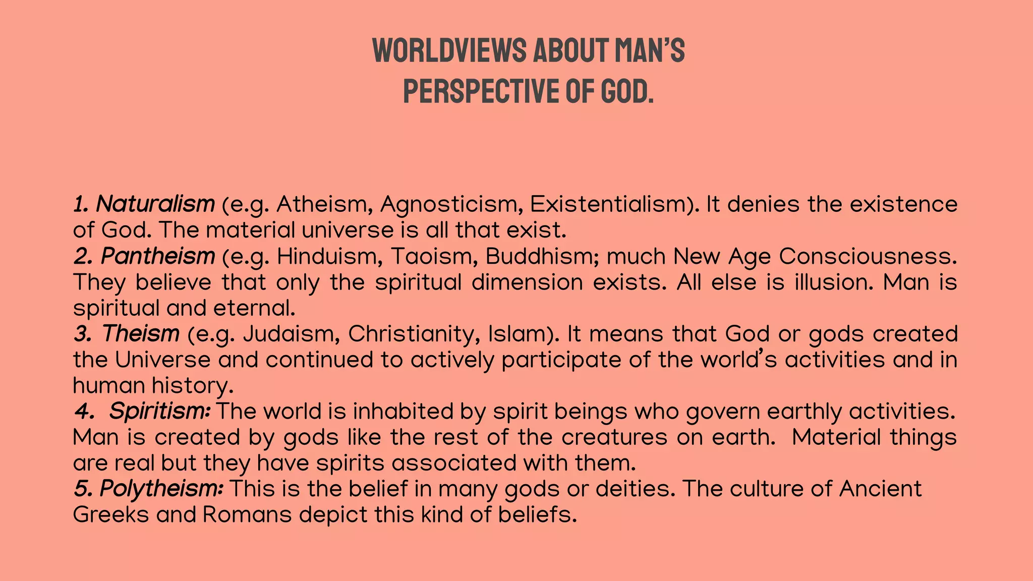 World Religion Lesson1 | PDF