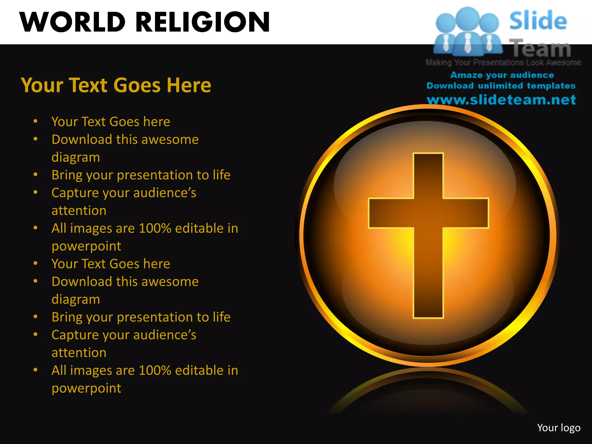 World religion powerpoint presentation slides ppt templates | PDF