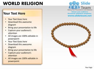 World religion powerpoint presentation slides ppt templates | PDF
