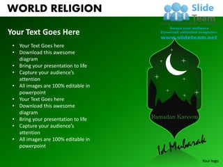 World religion powerpoint presentation slides ppt templates | PDF