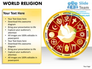 World religion powerpoint presentation slides ppt templates | PDF