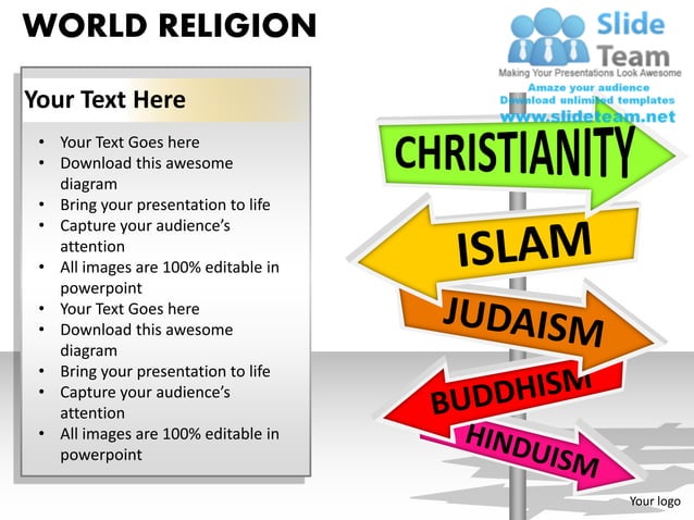 World religion powerpoint presentation slides ppt templates | PDF