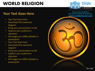 World religion powerpoint presentation slides ppt templates | PDF
