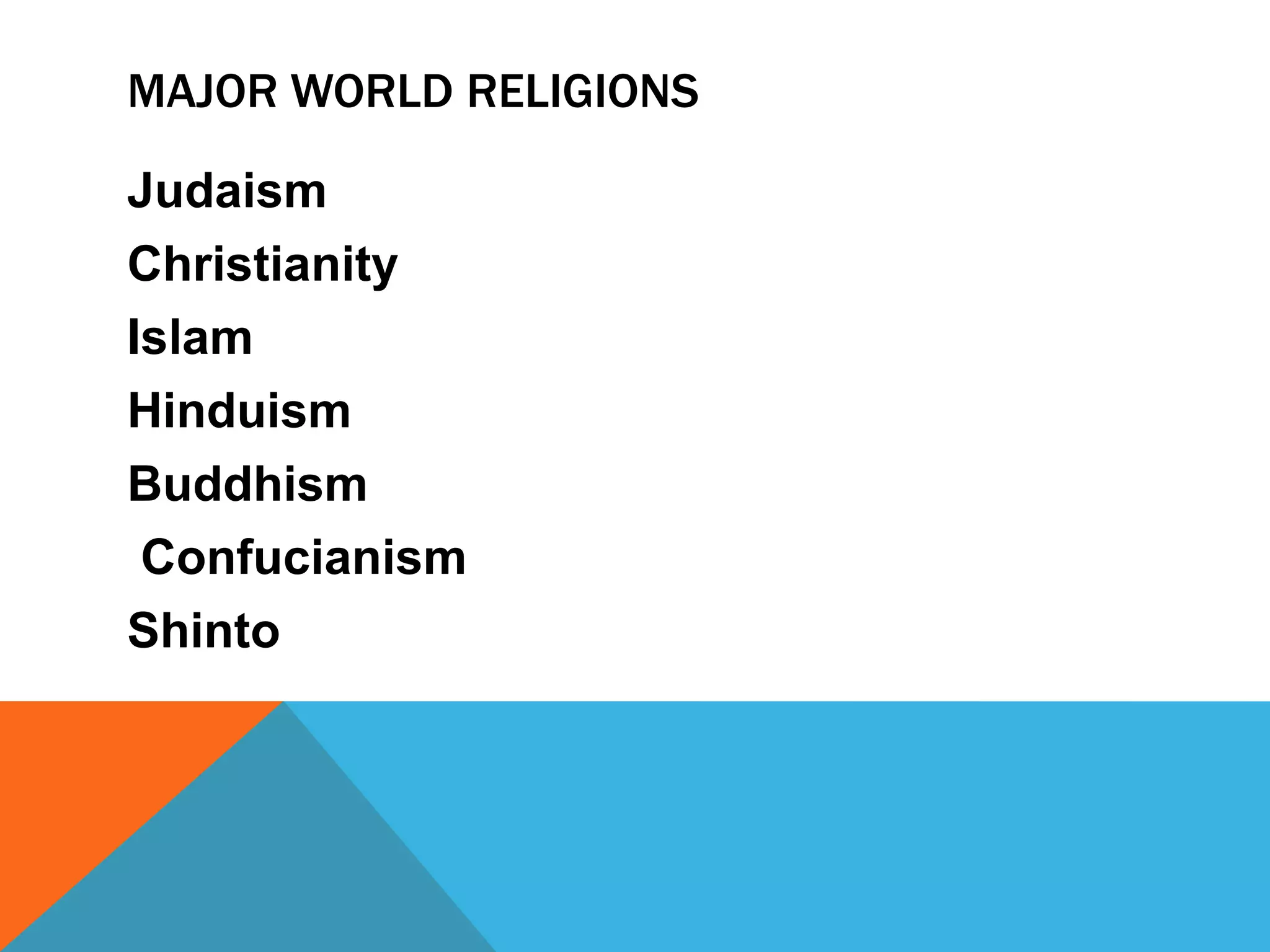 World religion pre quiz | PPTX