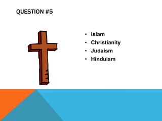 World religion pre quiz | PPTX | Judaism | Religion & Spirituality