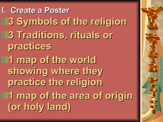World Religion Project | PPT | Religion & Spirituality