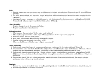 World religions | PDF