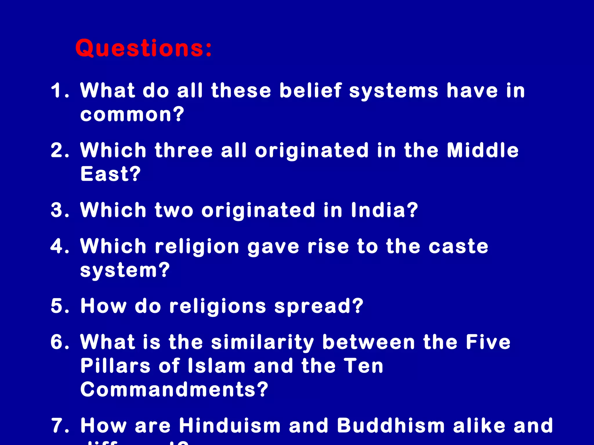 World religions JAYESH | PPT