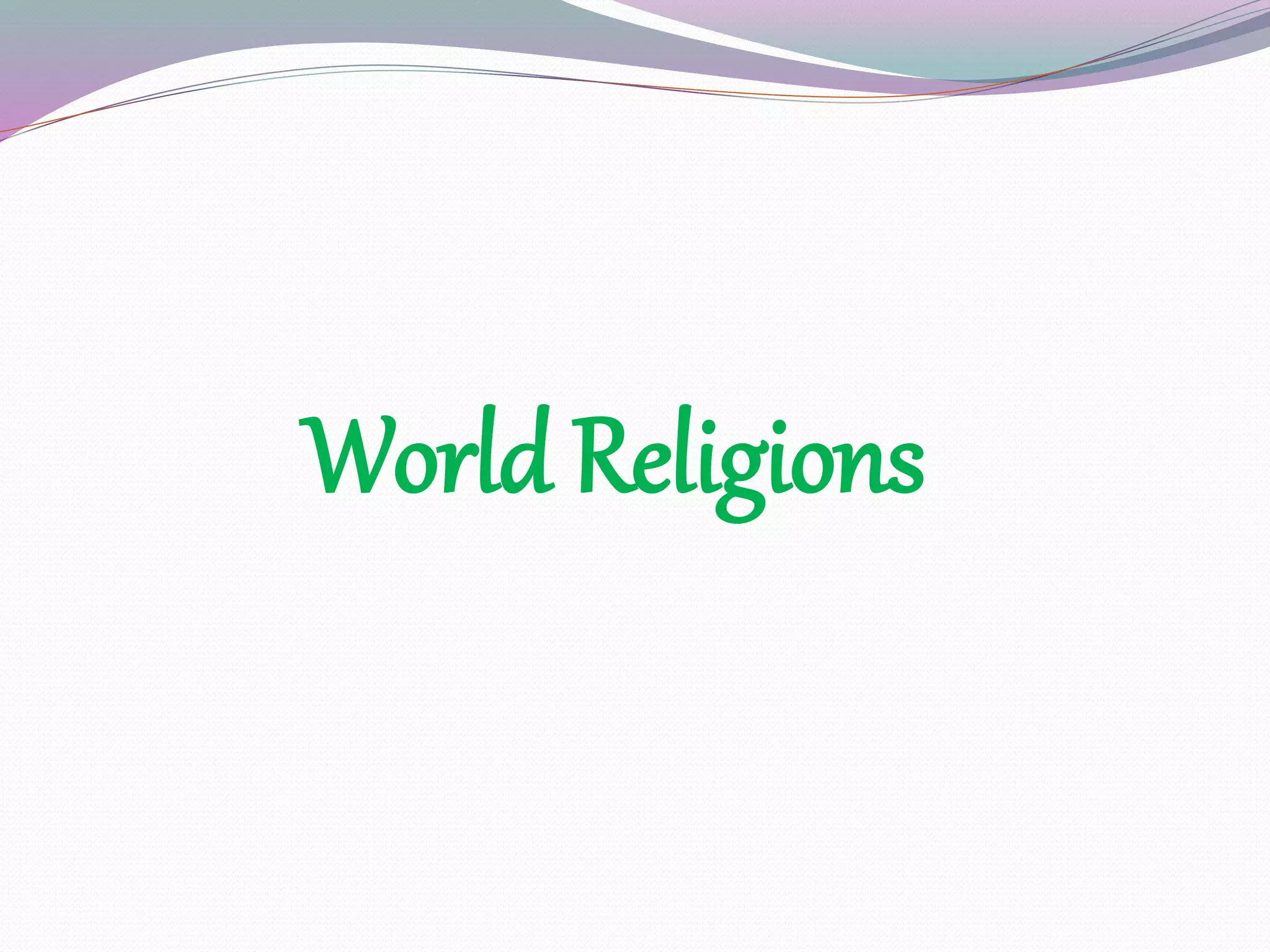 World religions | PPT