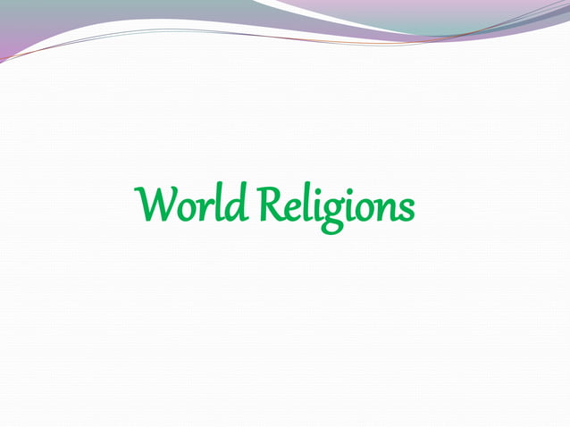 World religions | PPT