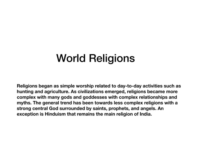 World religions | PPT