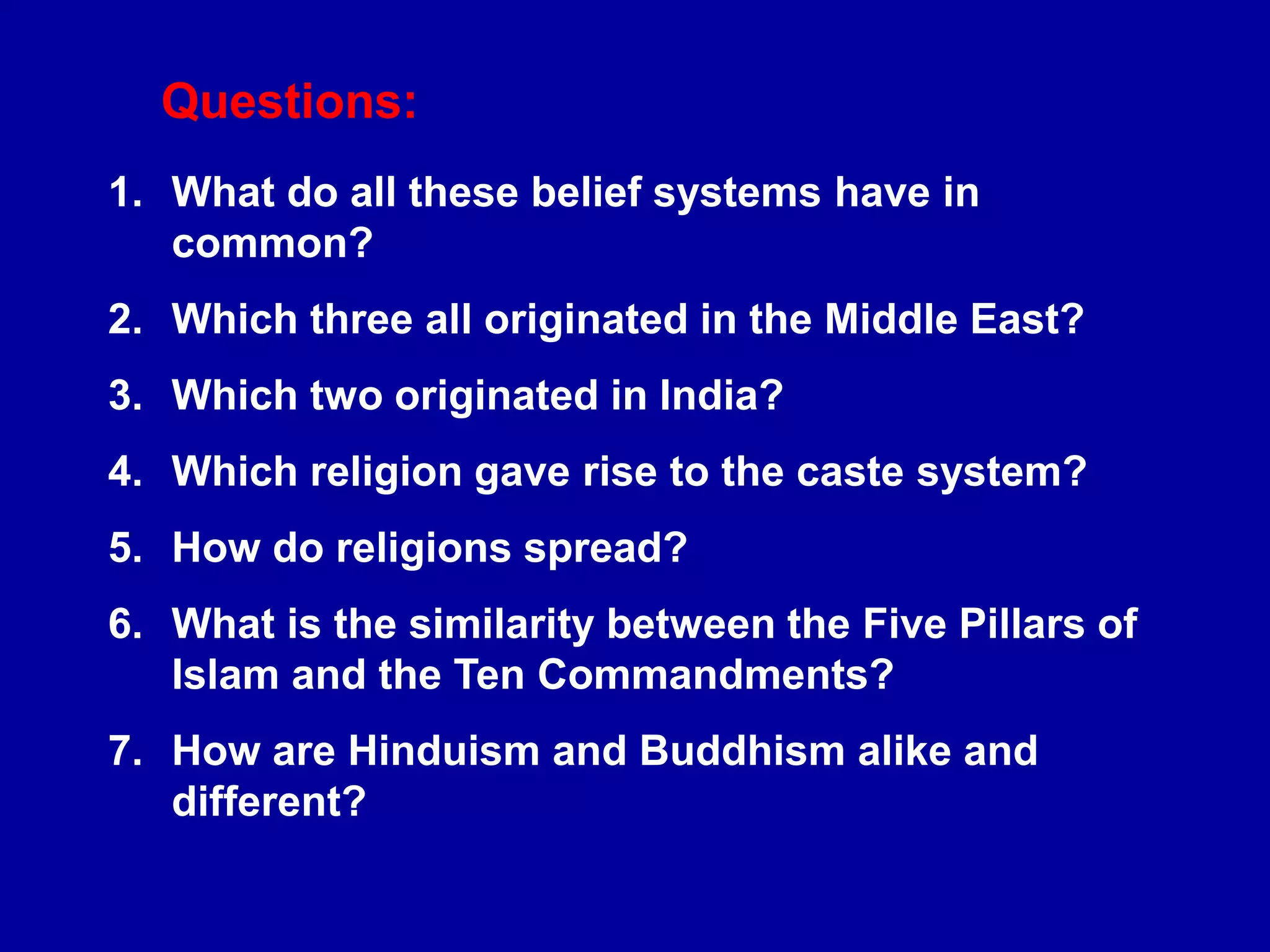 world_religions.ppt | Religion & Spirituality