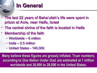 World religions bahai faith | PPT | Islam | Religion & Spirituality