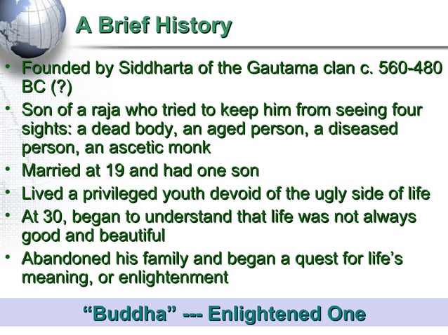 World religions buddhism | PPT | Buddhism | Religion & Spirituality