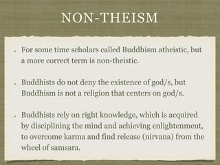 Introduction to Buddhism (Religious Studies) | PPTX