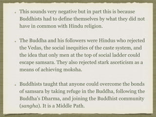 Introduction to Buddhism (Religious Studies) | PPTX