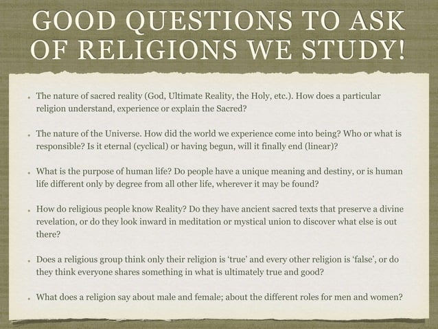 Understanding Religion | PPT