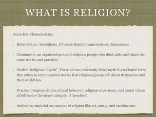 Understanding Religion | PPT