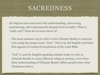Understanding Religion | PPTX