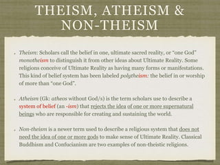 Understanding Religion | PPT