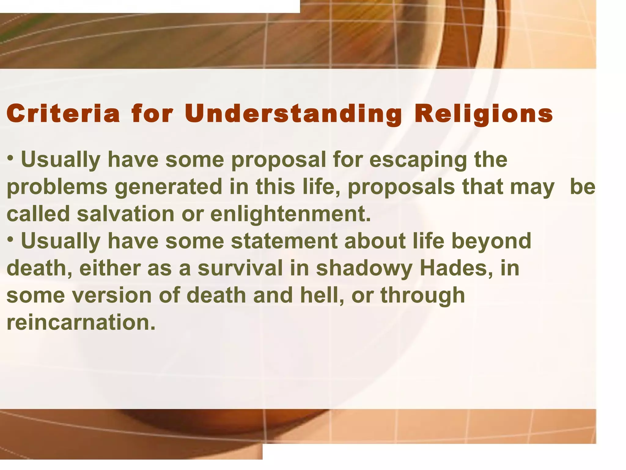 World Religions: Introduction | PPT
