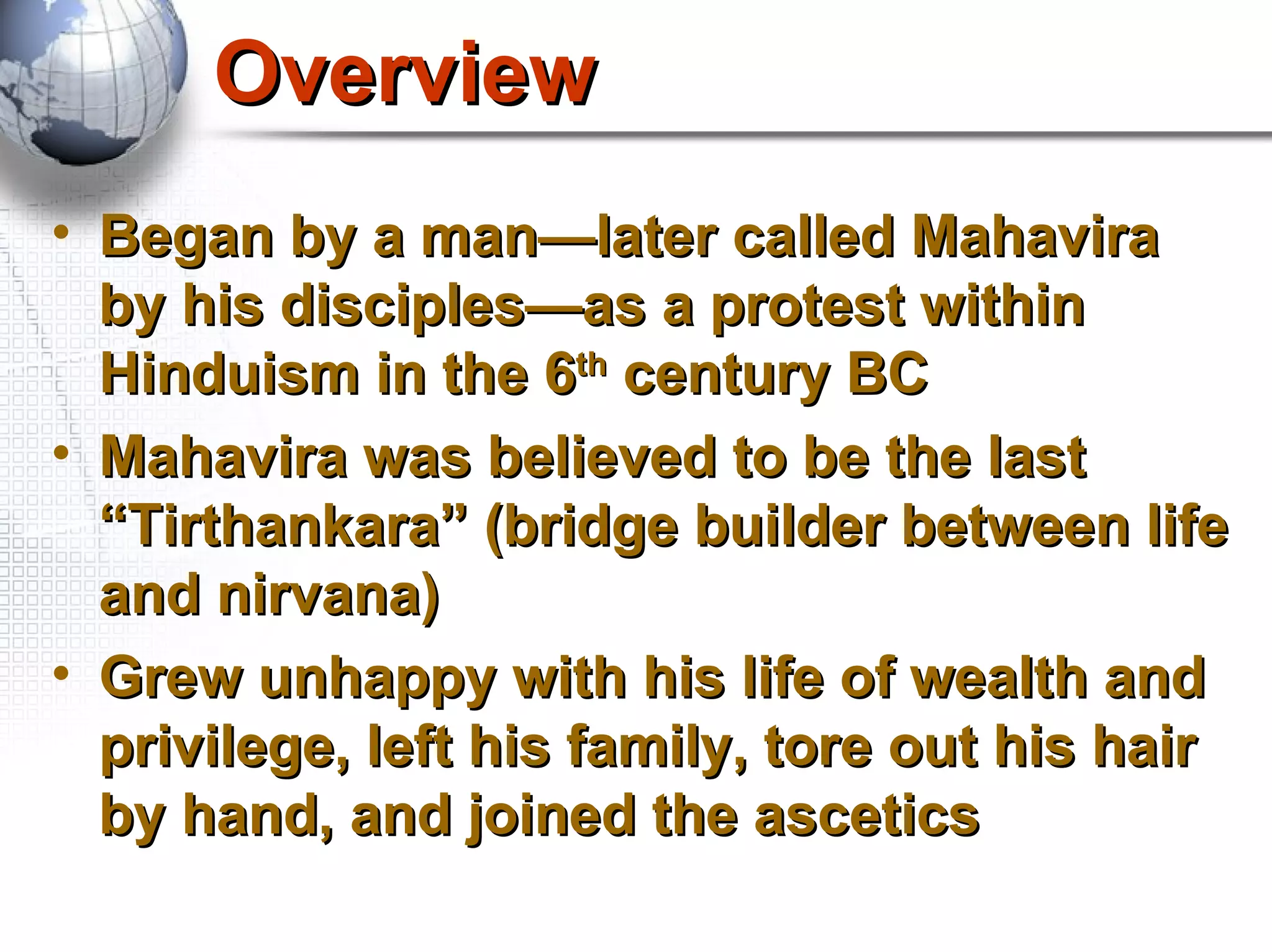 World religions jainism | PPT