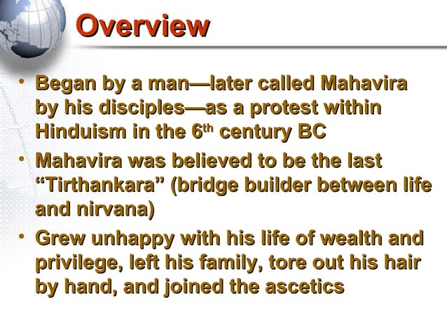 World religions jainism | PPT